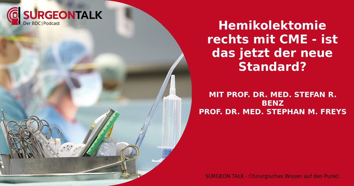 Hemikolektomie rechts mit CME - ist das jetzt der neue Standard ...
